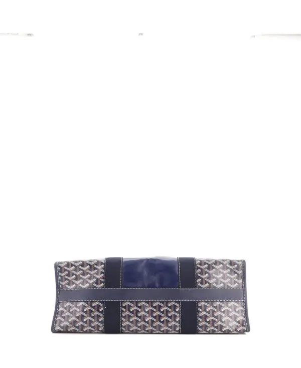 Goyard Mm Villette Tote Printed Coated Canvas - Blue