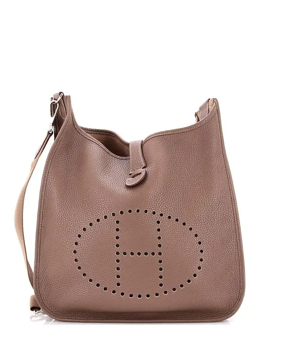 Hermès Pm Evelyne Bag Gen Iii Clemence - Gray