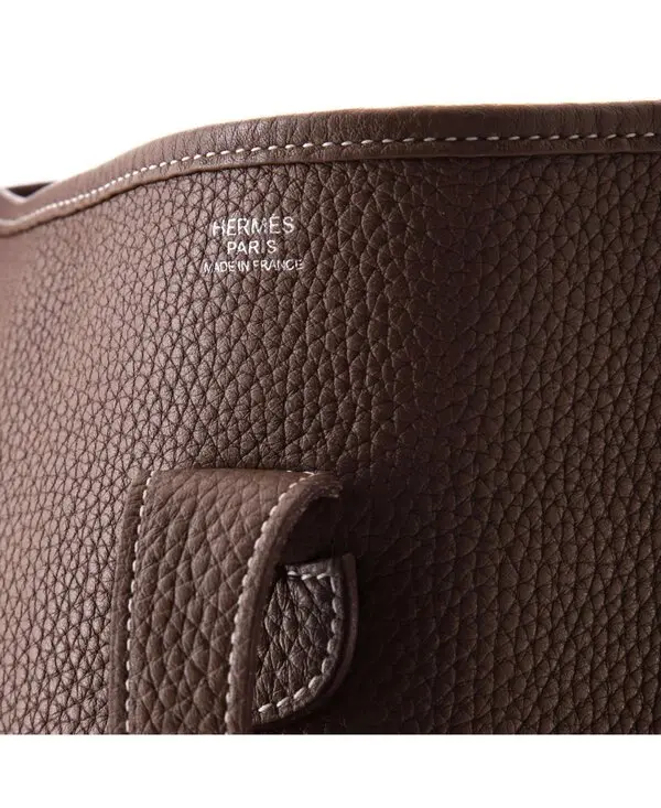Hermès Pm Evelyne Bag Gen Iii Clemence - Gray