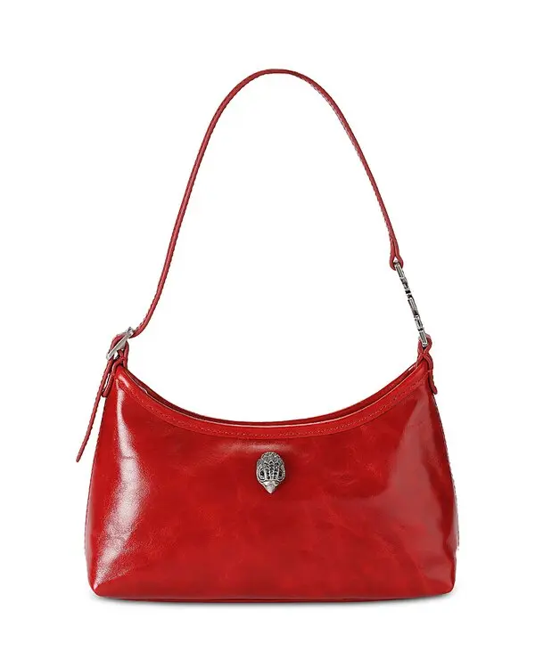 Kurt Geiger Mini Sling Leather Shoulder Bag - Red