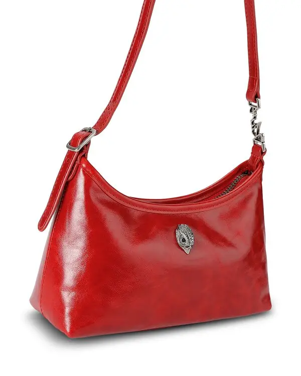 Kurt Geiger Mini Sling Leather Shoulder Bag - Red