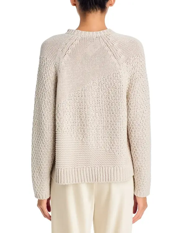 Eileen Fisher Peruvian Cotton Crewneck Sweater