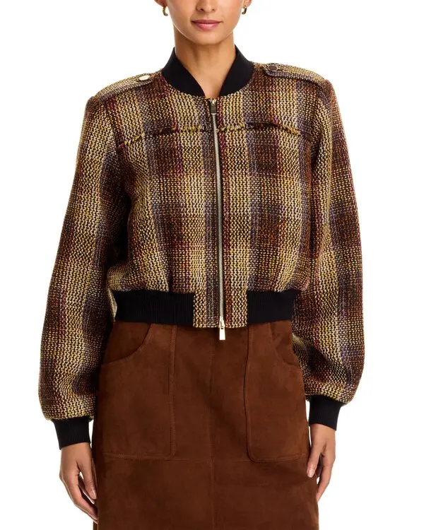 TOCCIN Pierce Fringe Bomber Jacket