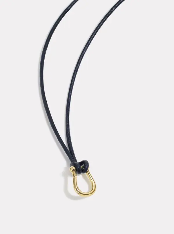 BY PARIAH Fortuna Leather Necklace