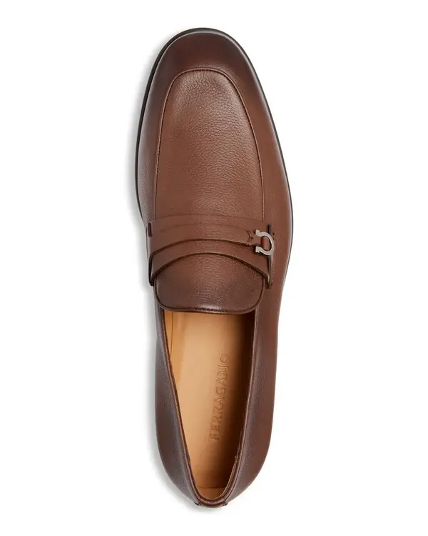 FERRAGAMO Desio Leather Loafers