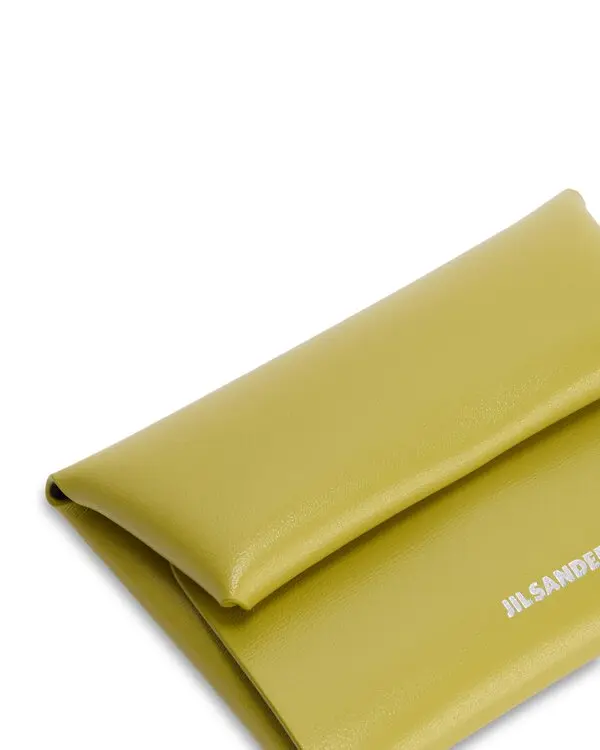 JIL SANDER Folded Leather Coin Purse
