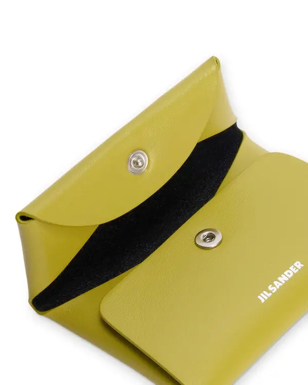 JIL SANDER Folded Leather Coin Purse