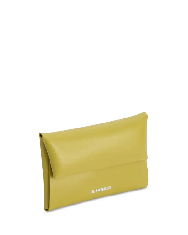 JIL SANDER Folded Leather Coin Purse