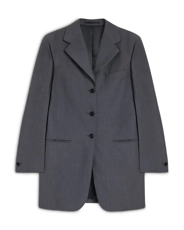 JIL SANDER Fil A Fil Wool & Mohair Jacket