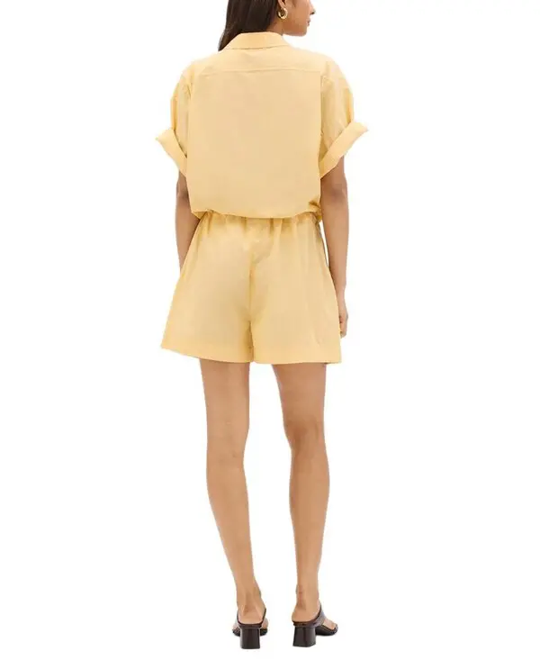 Another Tomorrow Voile Drawcord Short - Mimosa