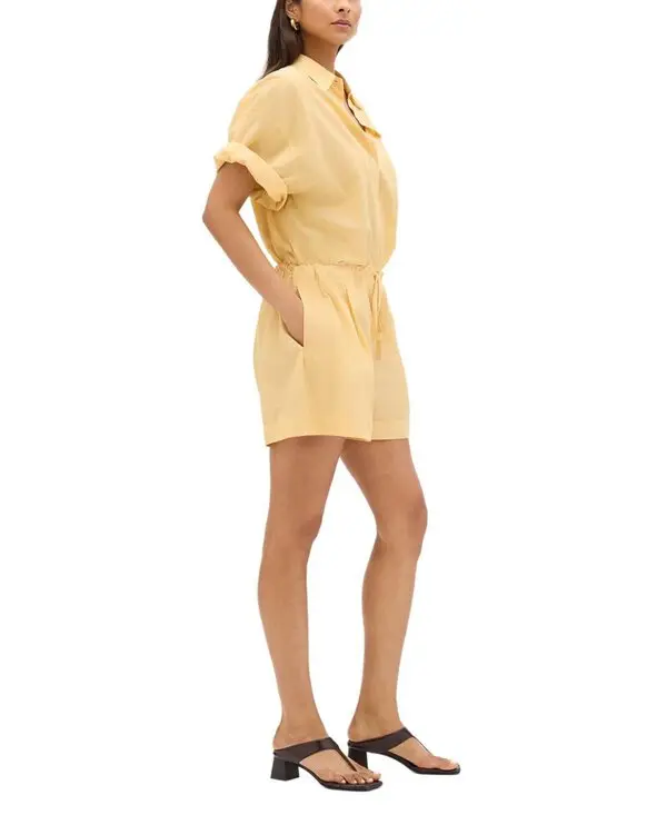 Another Tomorrow Voile Drawcord Short - Mimosa