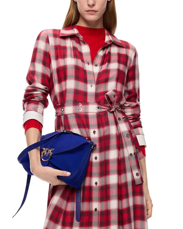 Pinko Atropa Belted Midi Shirtdress