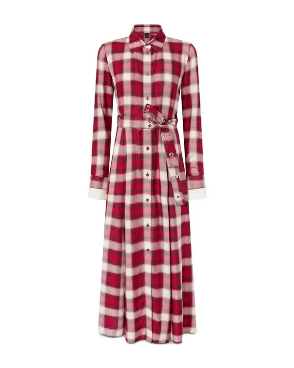Pinko Atropa Belted Midi Shirtdress