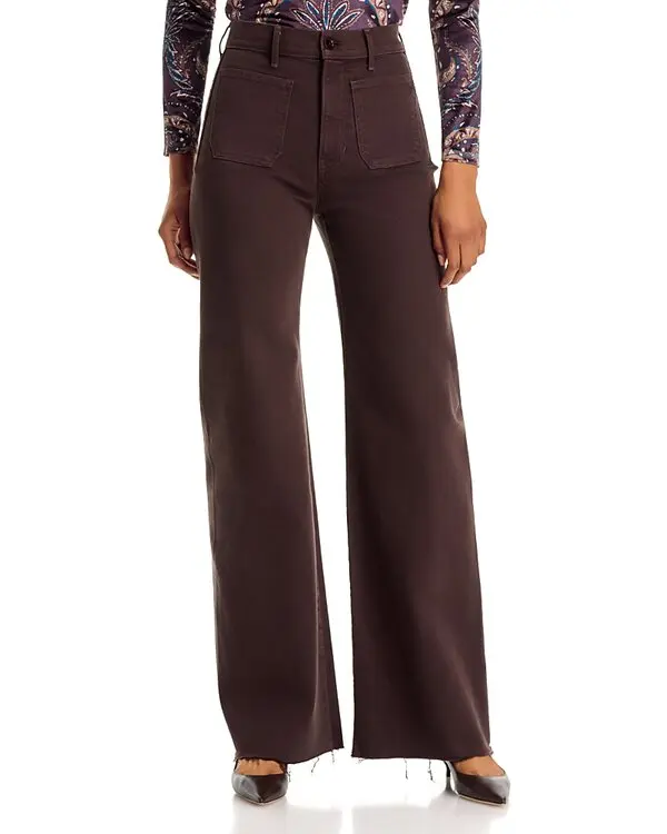 Veronica Beard Grant High Rise Wide Leg Jeans