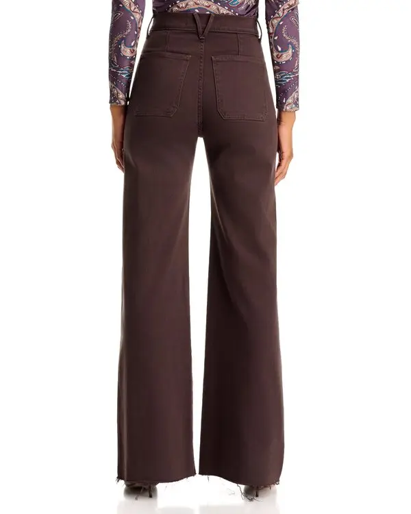 Veronica Beard Grant High Rise Wide Leg Jeans