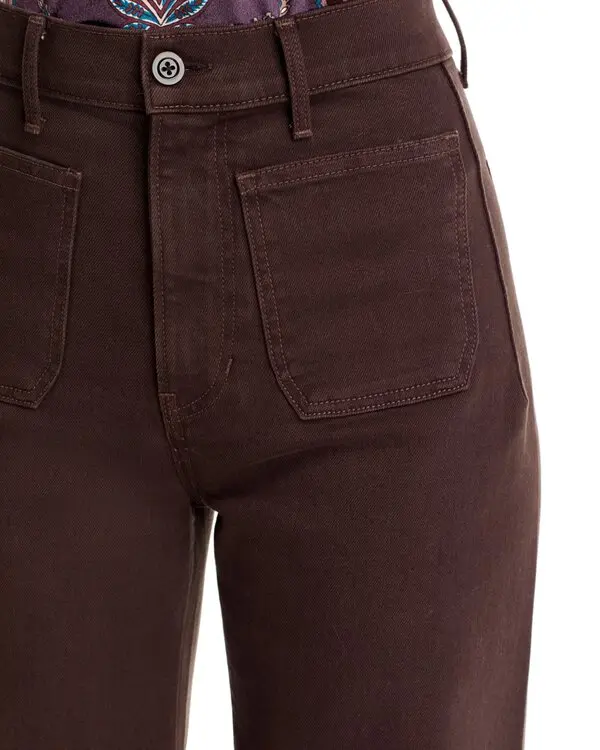 Veronica Beard Grant High Rise Wide Leg Jeans