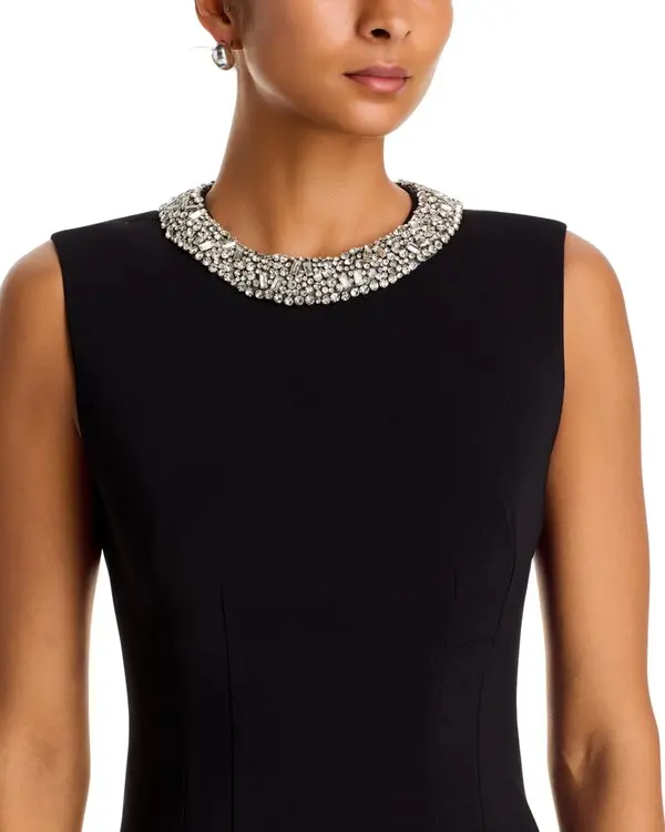 Veronica Beard Luminara Embellished Neck Gown