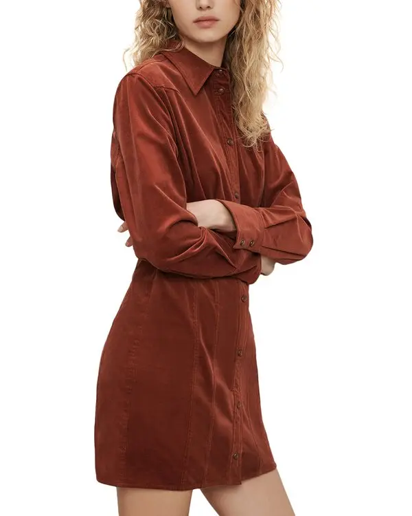 Veronica Beard Evren Cotton Stretch Mini Dress