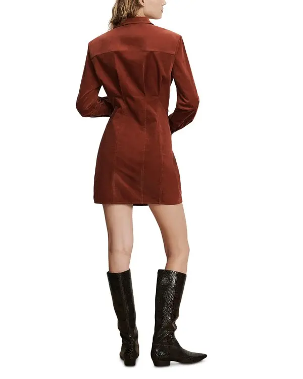 Veronica Beard Evren Cotton Stretch Mini Dress