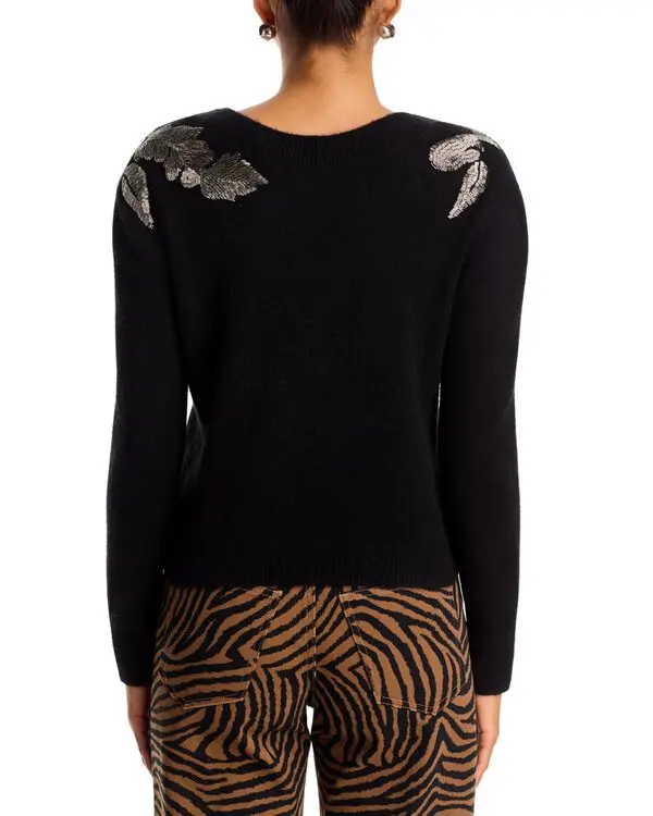 Veronica Beard Saelith Embellished Sweater