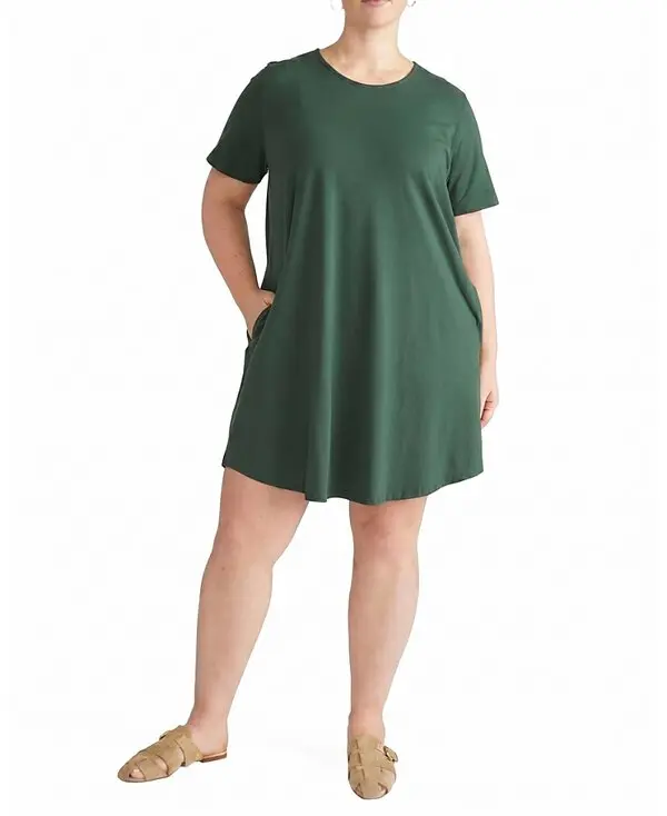 Universal Standard Plus Halie T-shirt Dress - Conifer