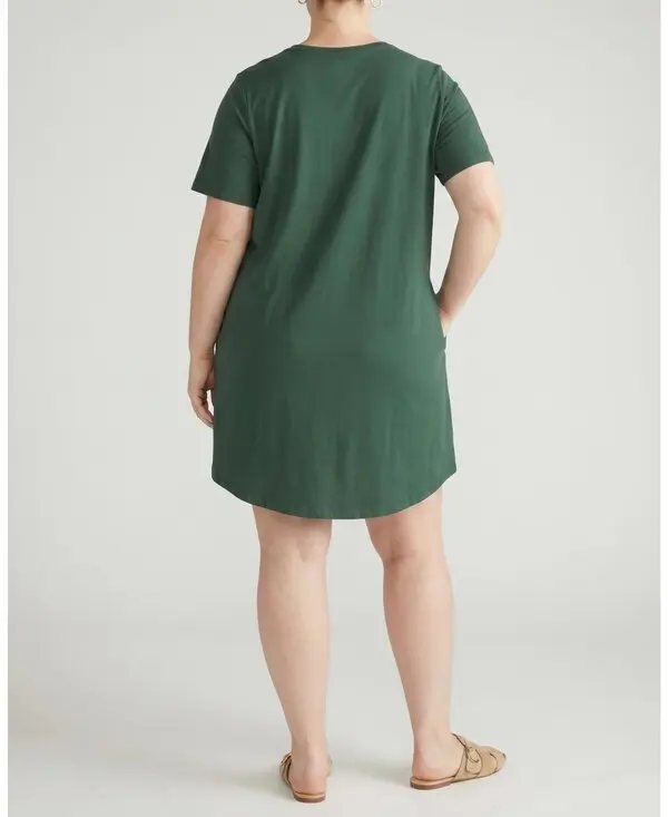 Universal Standard Plus Halie T-shirt Dress - Conifer