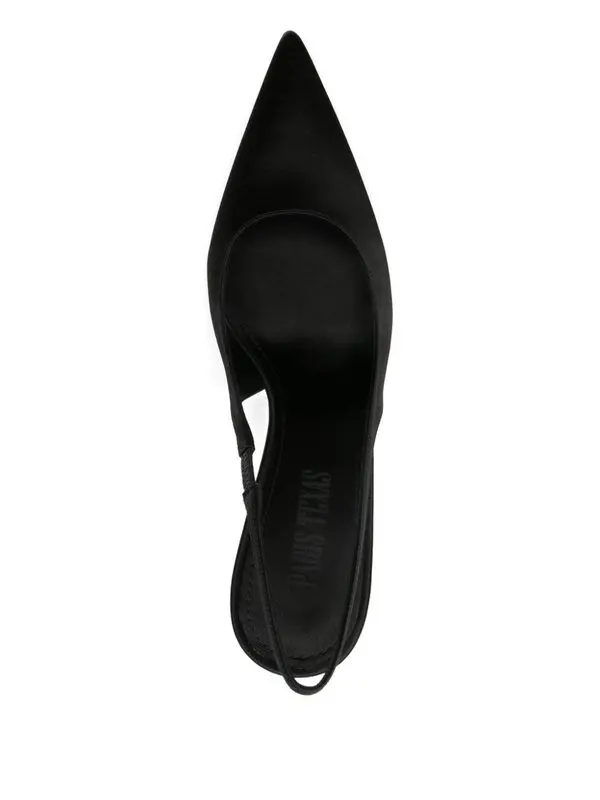 Paris Texas Lidia Leather Slingback Pumps