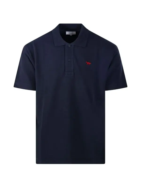 Maison Kitsuné Profile Fox Cotton Polo Shirt