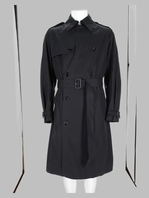 BOSS Trench Idrorepellente In Twill Di Cotone