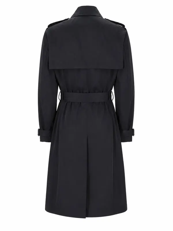 BOSS Trench Idrorepellente In Twill Di Cotone