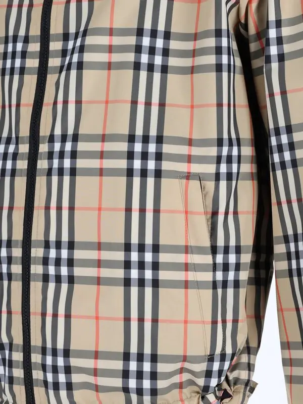 Burberry Giacca "newport" Reversibile Con Motivo Check