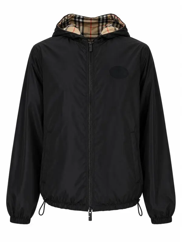 Burberry Giacca "newport" Reversibile Con Motivo Check