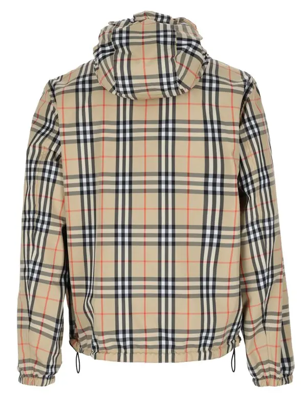 Burberry Giacca "newport" Reversibile Con Motivo Check