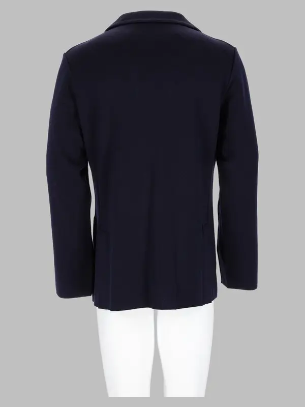 LARDINI Blazer In Maglia Di Cotone