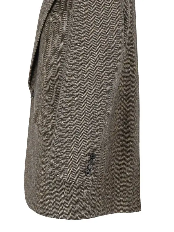 Saint Laurent Giacca Monopetto In Lana