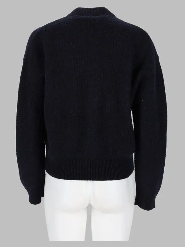 Fabiana Filippi Maglia In Misto Lana E Cotone Con Zip
