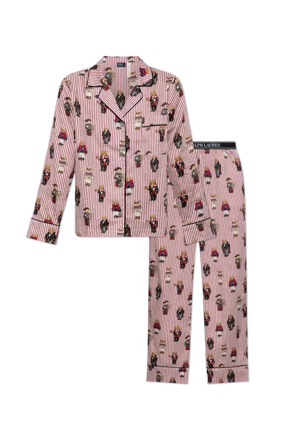 Polo Ralph Lauren Cotton Printed Pajama Set - Red