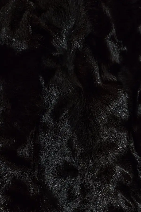 JIL SANDER Calfskin Fur Coat By