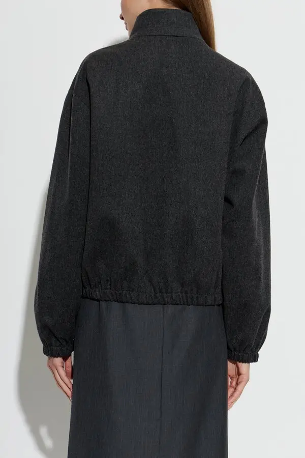 JIL SANDER Wool Jacket With Stand Collar