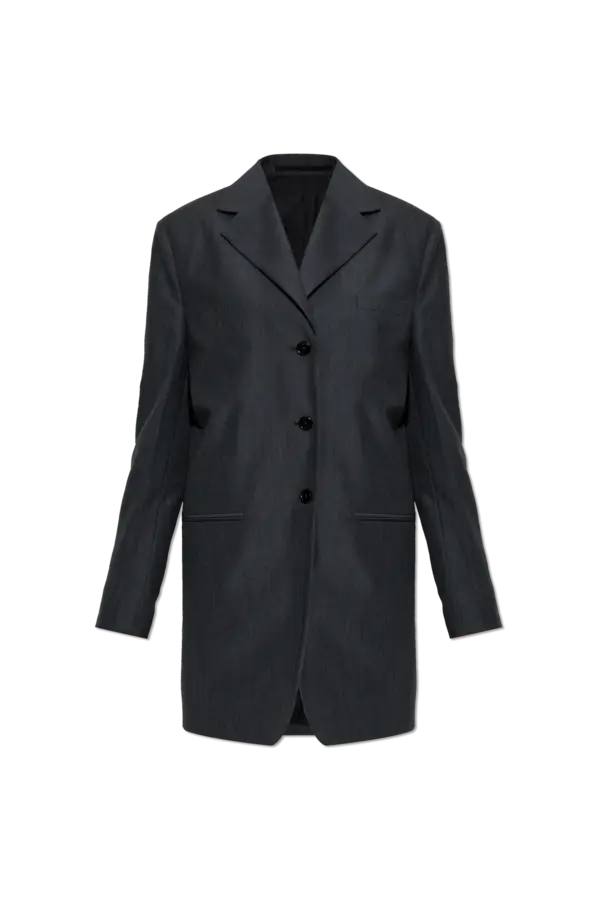 JIL SANDER Gray Wool Blazer