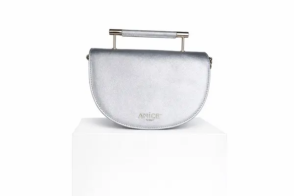 ANICE’ BY ANGEL Shakur Half Moon Metal Top-handle