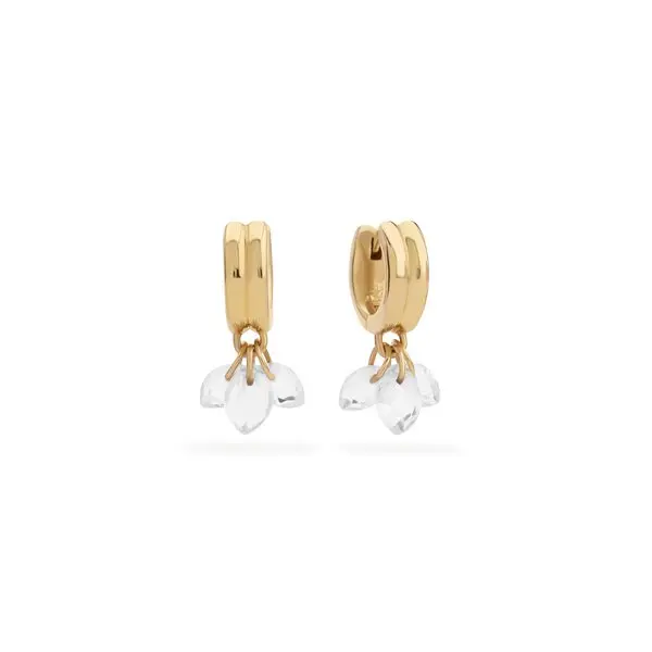 STONE FRUIT Pit Earrings