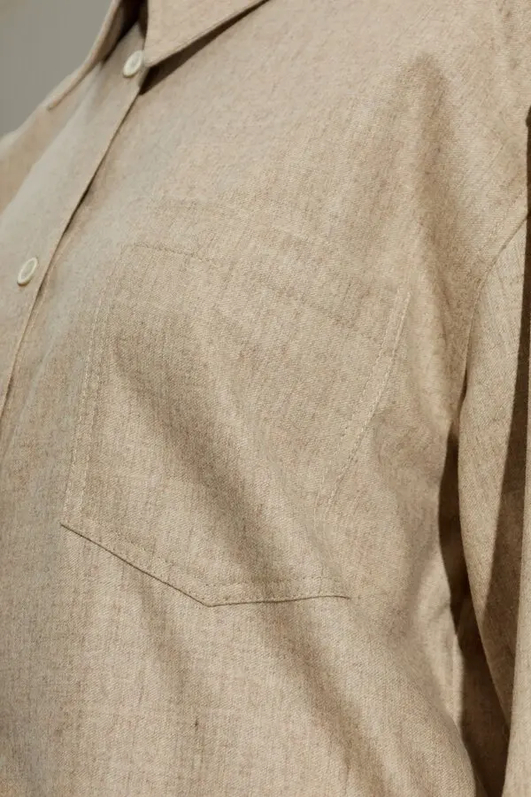 Fabiana Filippi Wool Shirt With Pocket
