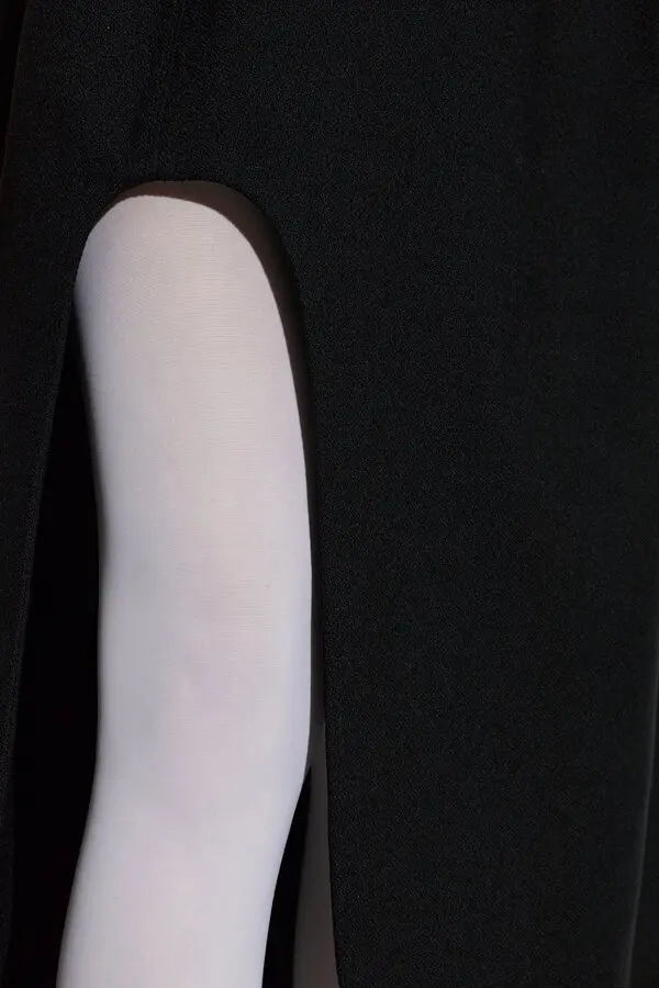 JIL SANDER Wool Midi Skirt With Side Slit