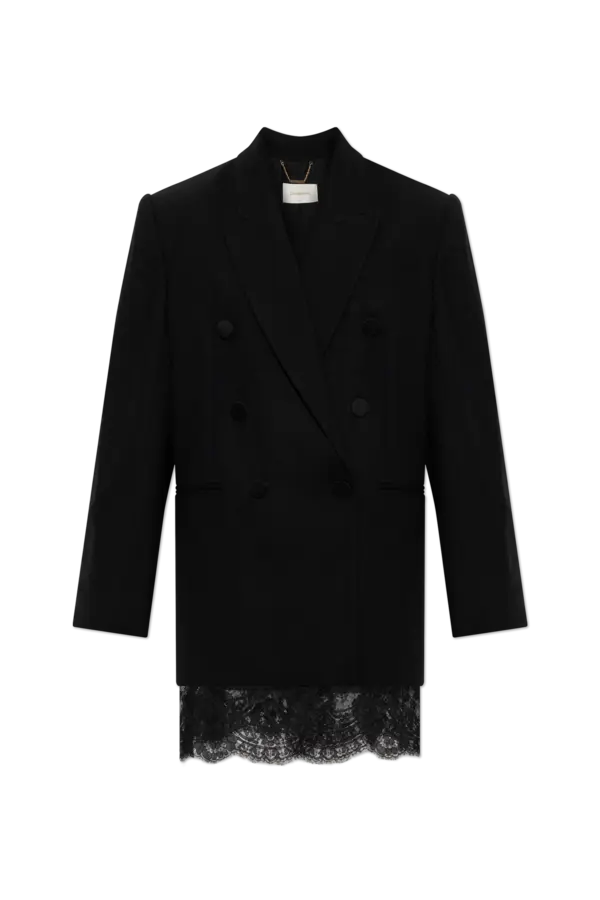 Zimmermann Blazer With Lace Trim