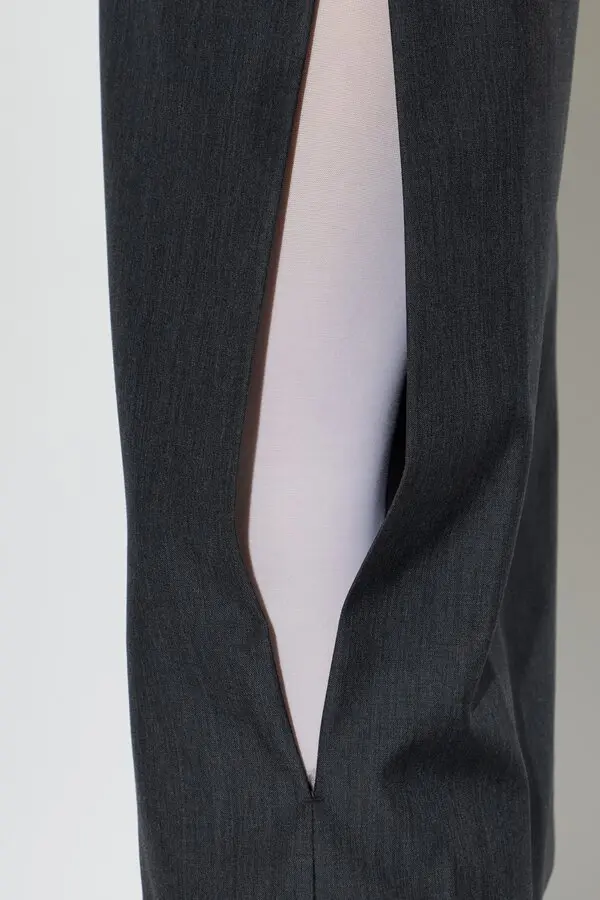 JIL SANDER Wool Skirt With Slits