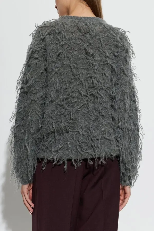 Fabiana Filippi Ostrich Feather Sweater
