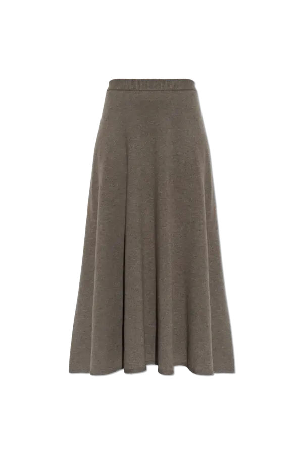 Fabiana Filippi Wool Skirt - Brown