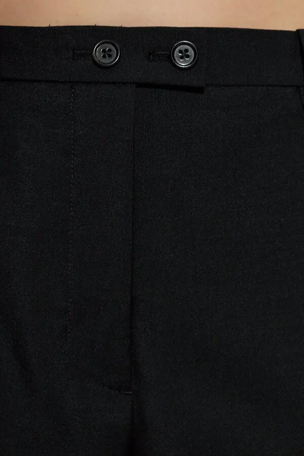 JIL SANDER Wool Pleated Trousers