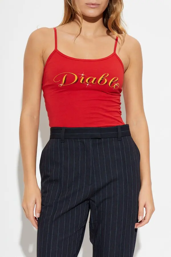 WILLY CHAVARRIA Cotton Top ‘diablo Cholita Tank